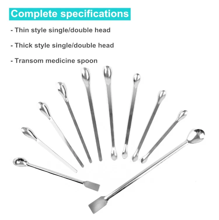 Lab Stainless Steel Medicinal Sample Weighing Spoon In School - Buy ...