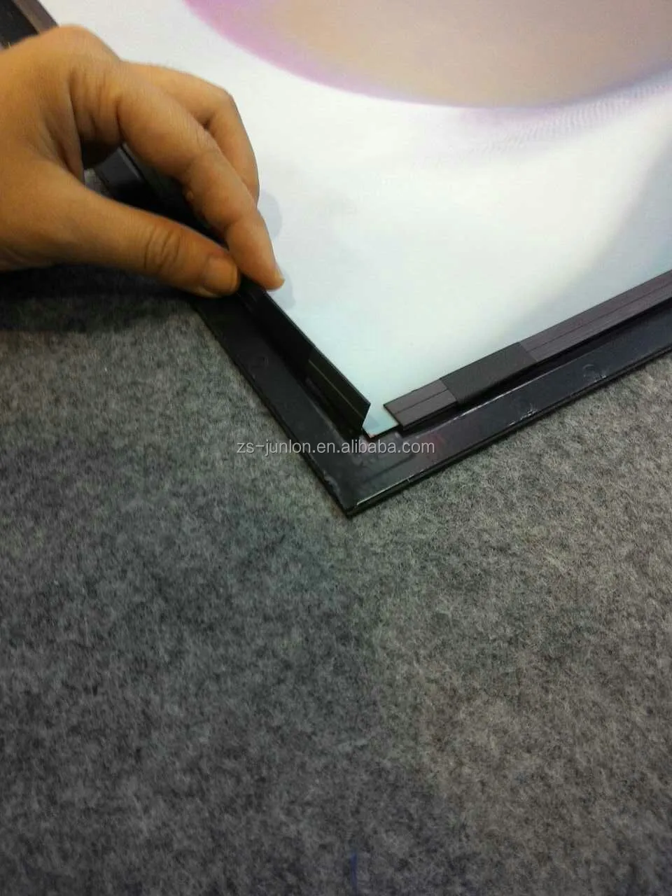 Edgelight Aluminum Frame Advertising Magnetic LED Light Box Double Side ...