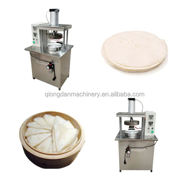 Stainless Steel Spring Roll Skin Popiah Lumpia Wrapper Machine Electric Crepe Maker Automatic ...