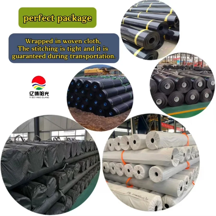 Hdpe Geomembrane Liners For Aquaculture Pond Reservoir Dam Landfill ...