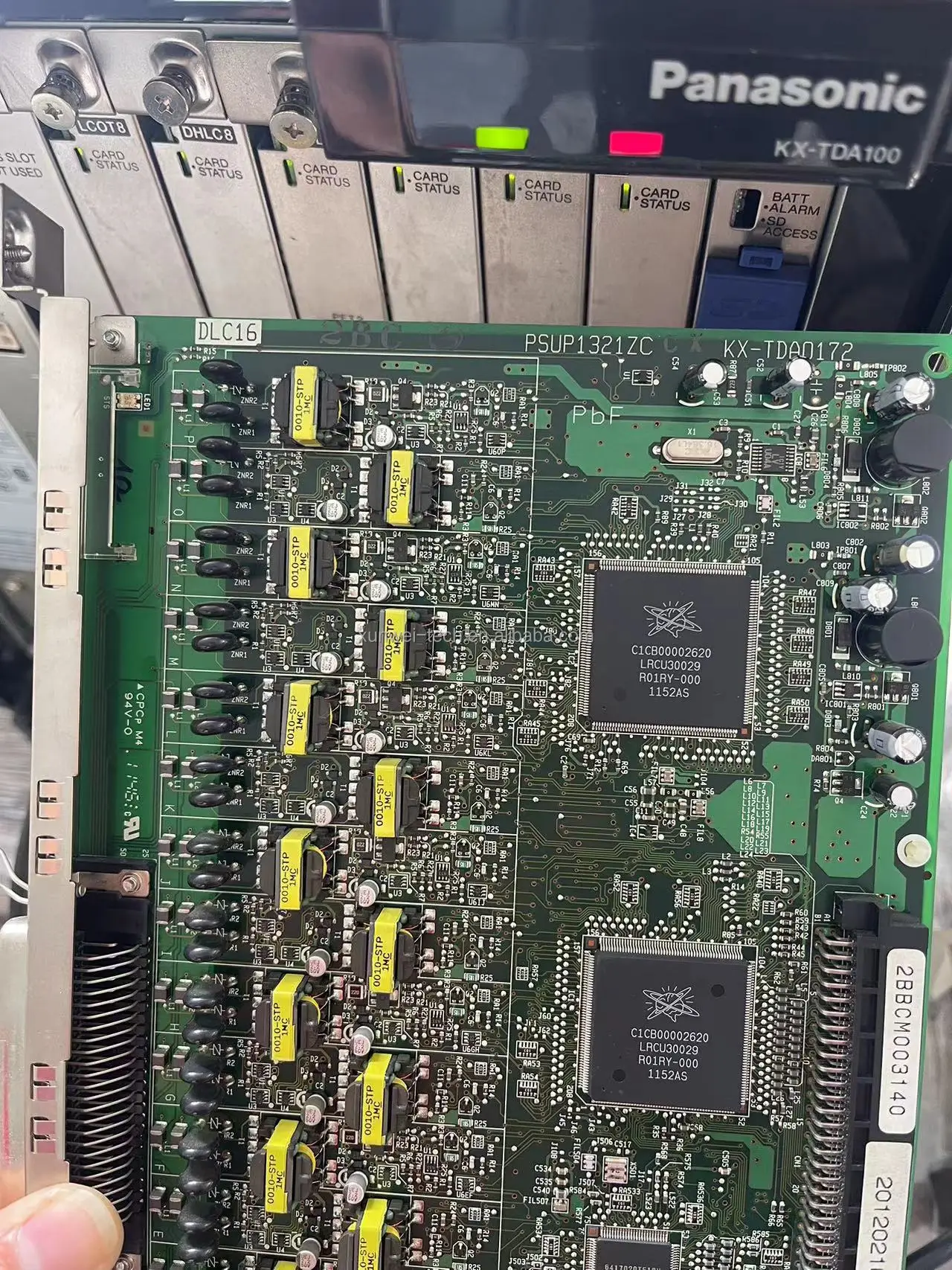 PXB TDA200 Card DLC16 KX-TDA0171 Board Card - Panasonic PABX 8 Line Digital
