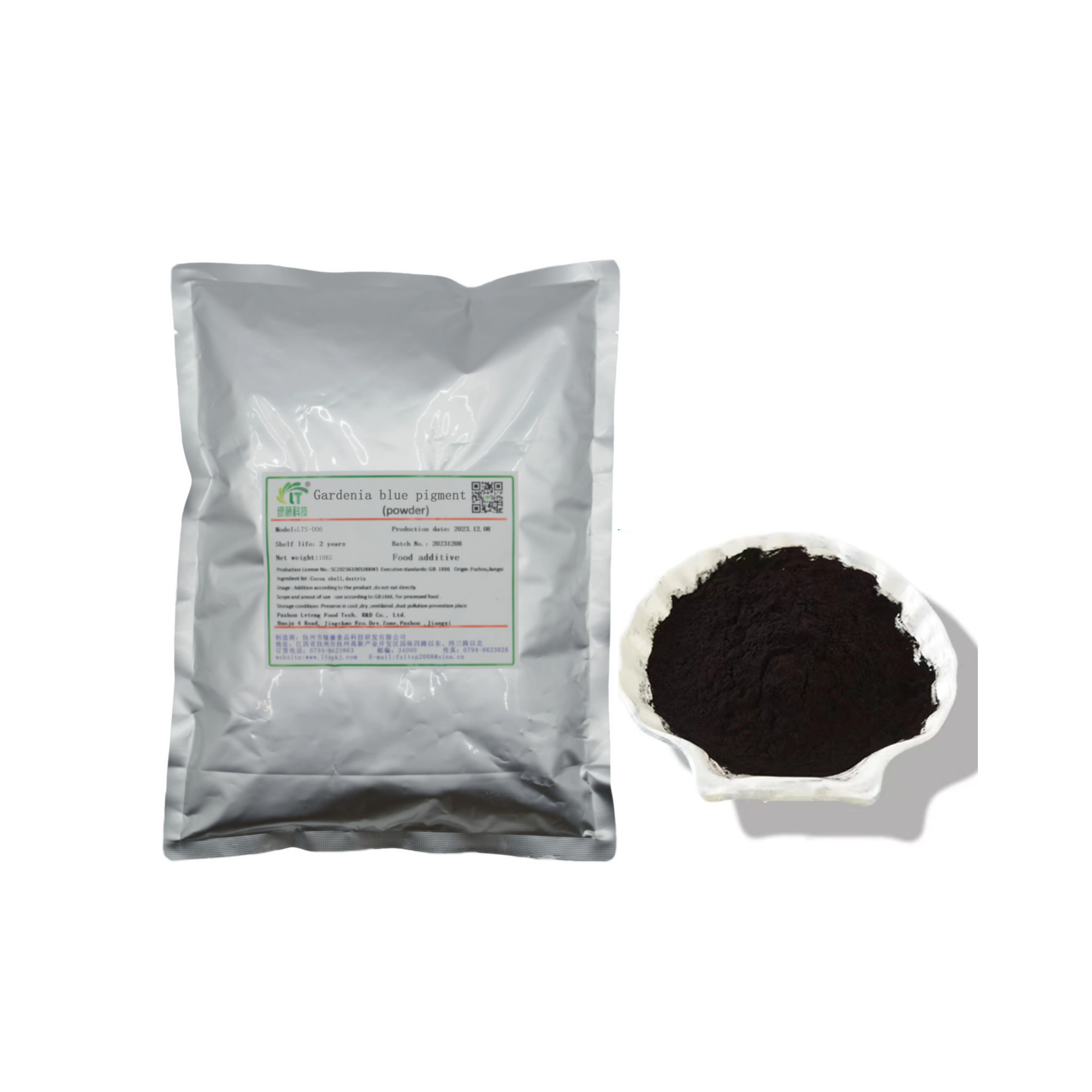 High Quality Solvent Extraction Food Grade Gardenia Blue Natural ...