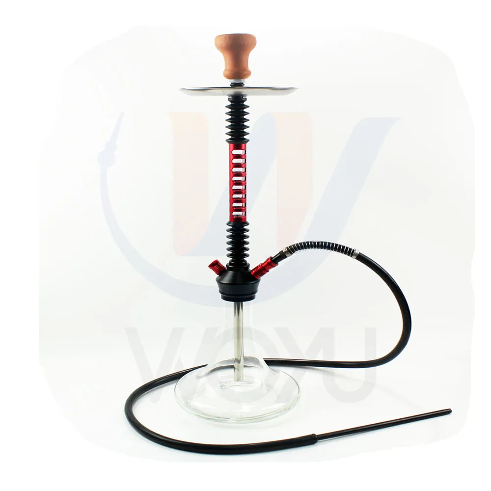 Modern Shisha Tall Bar Hookah - 70cm Durable Glass Pipe