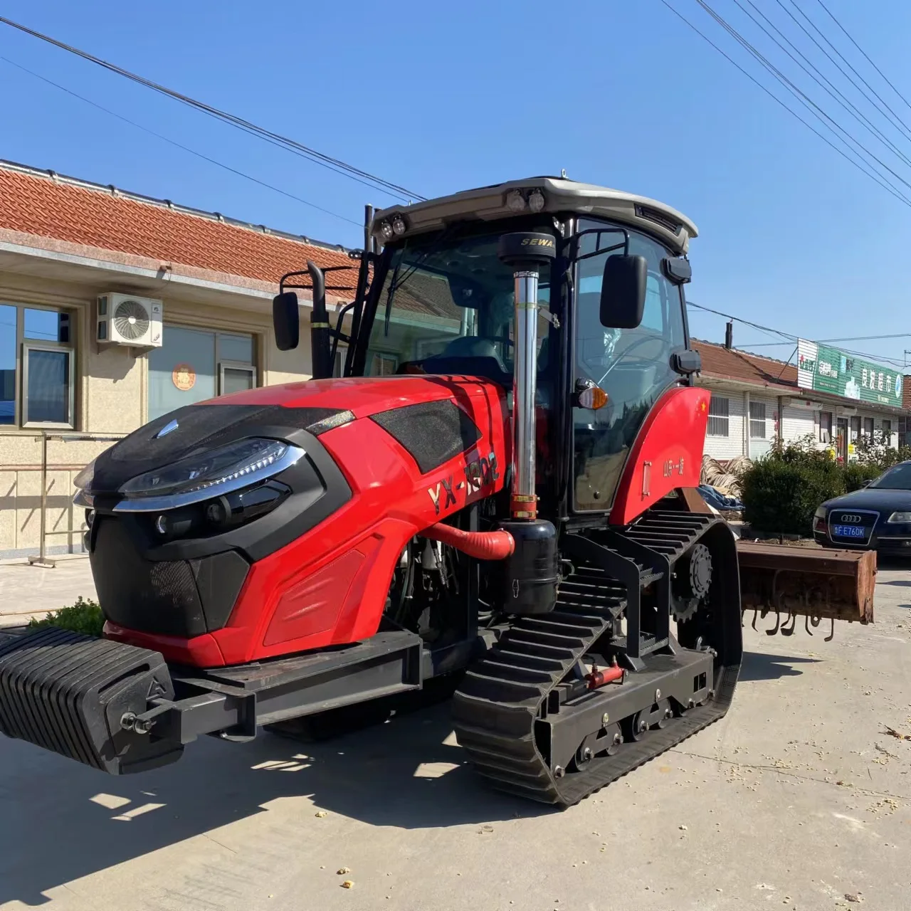 130hp Tractor Loader Backhoe Seeder Tiller Mini Tractor Cultivator ...