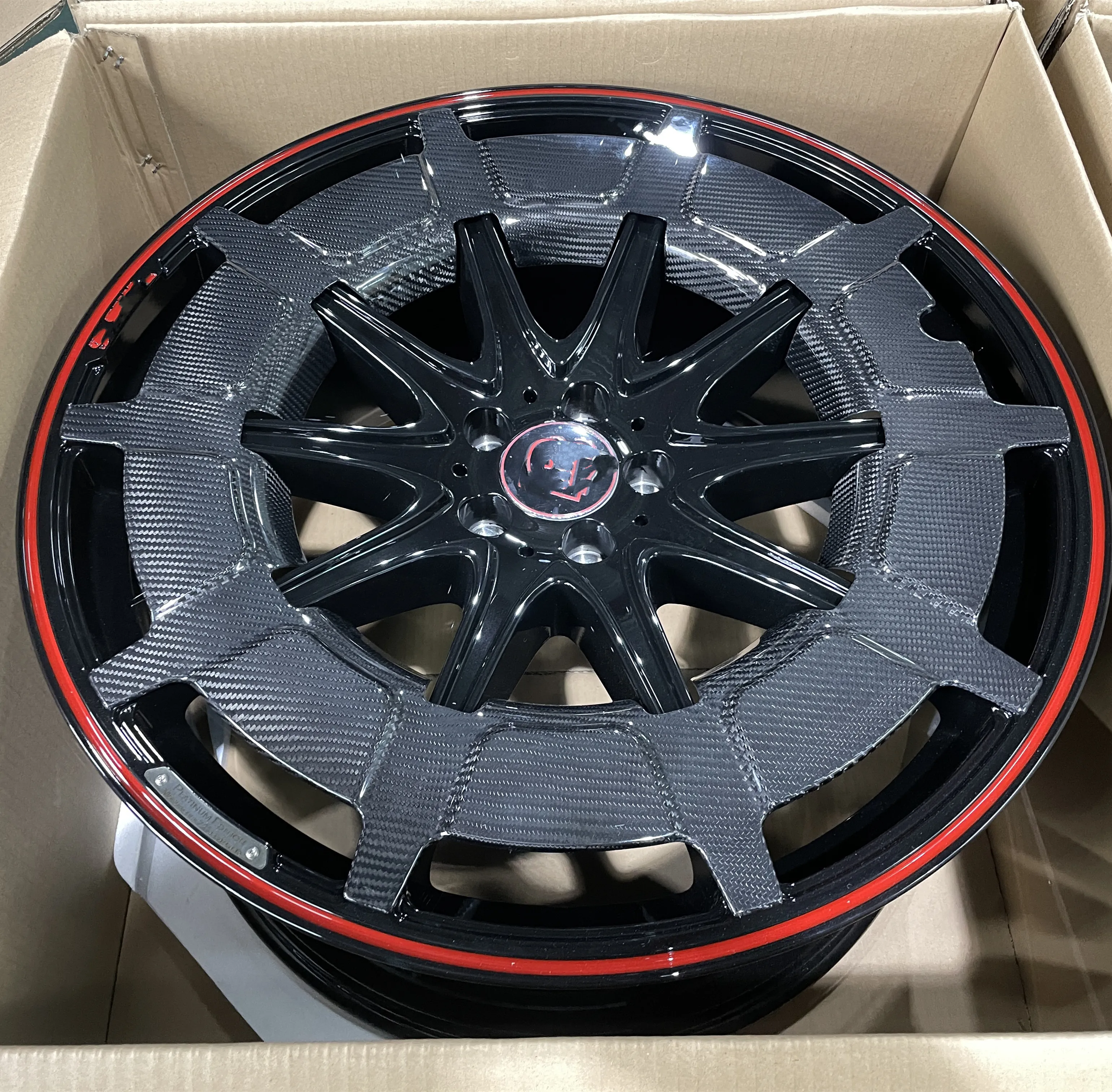 Custom Powder Coating One-piece Concave Design 22 Inch 5x130 Carbon ...