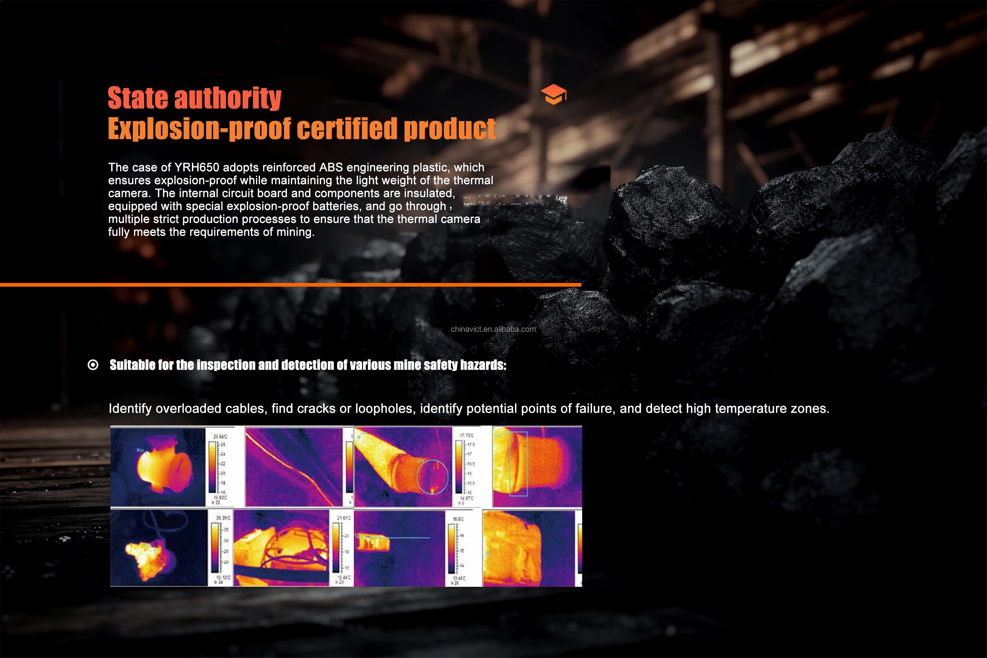 YRH600 Mining Thermal Mapper Portable Infrared Imaging Devices| Alibaba.com