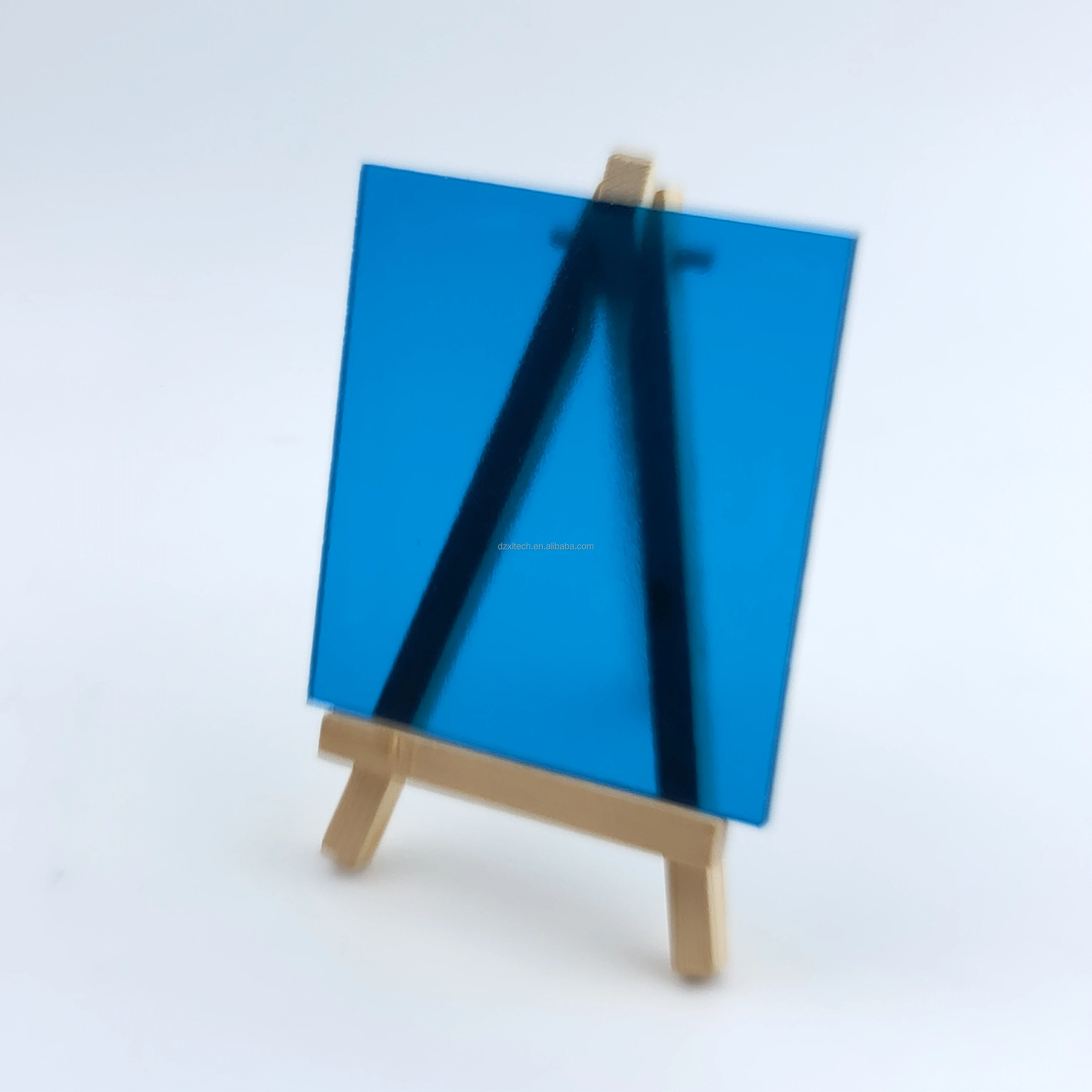 Blue Frosted Solid Polycarbonate Sheet 1.5mm Thickness Industrial ...