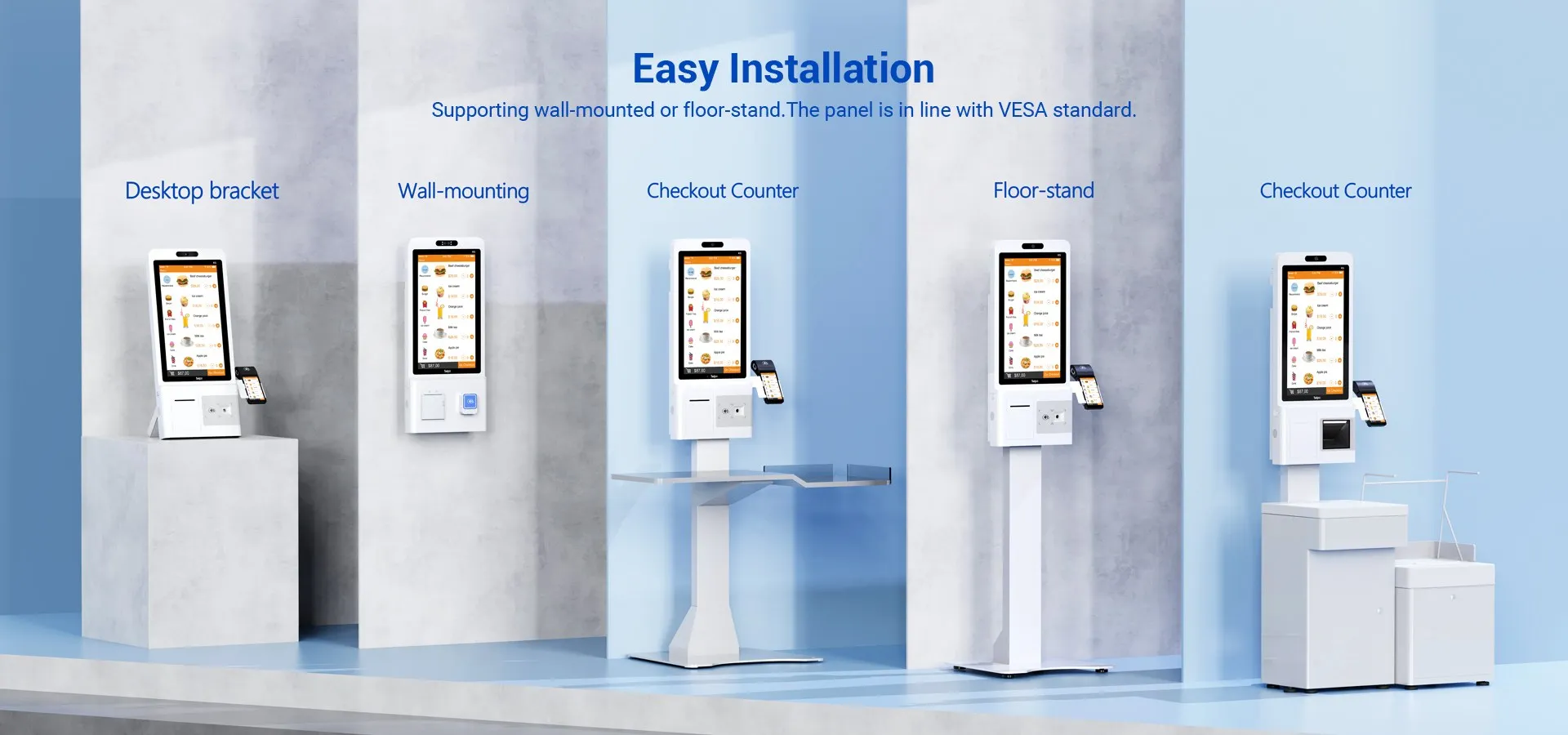 Touch Screen Kiosk Android Payment Kiosk Machine Touch Screen Self ...