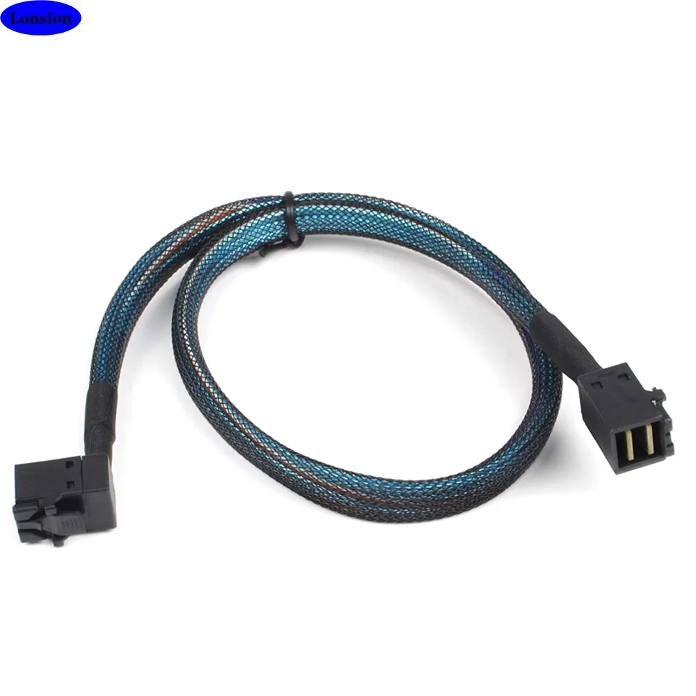 Mini Sas Hd Sff-8643 To 90 Degree Mini Sas Sff-8643 Server Connection ...