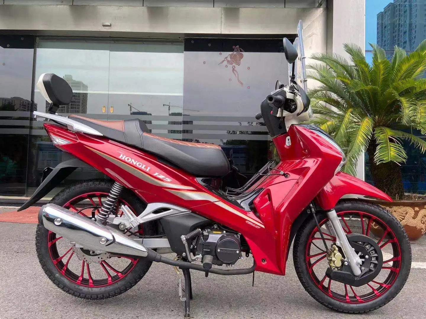 110CC Cheap Chinese Electric Start Motorcycle - 125CC Gas Moped with ...