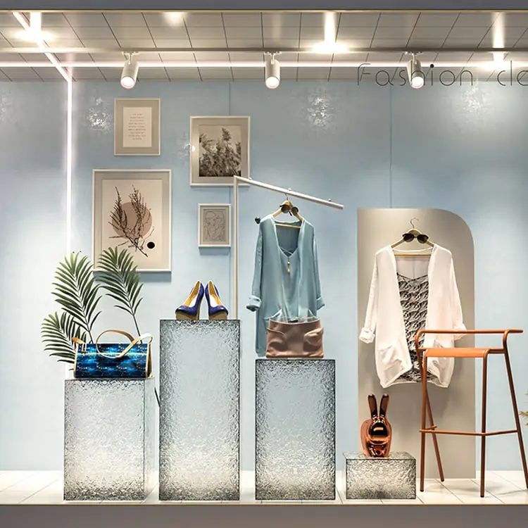 Acrylic Display Rack Customized Rectangular Modern Exhibition Stand ...