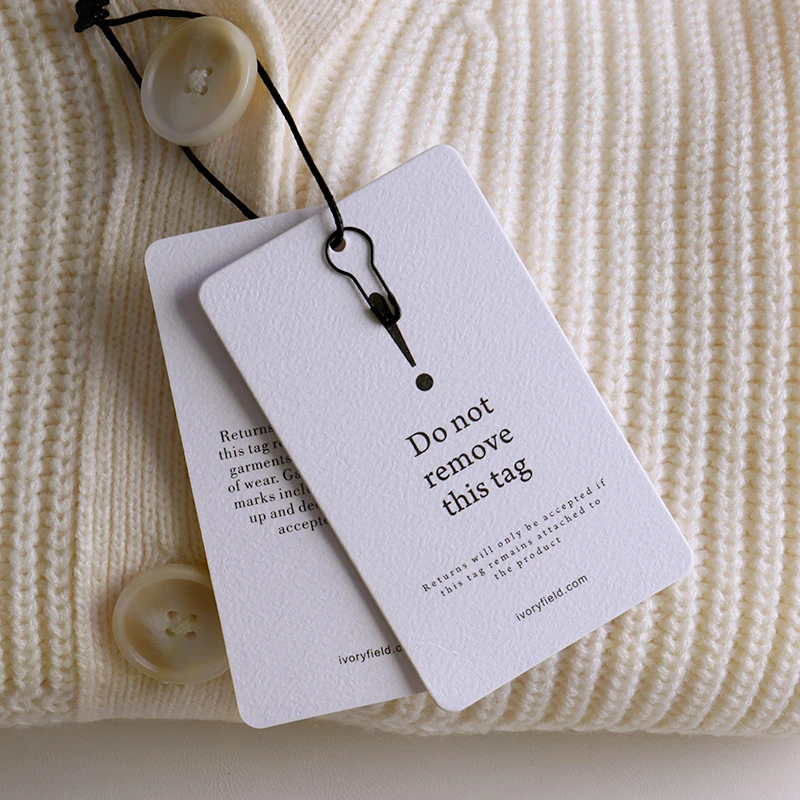 600gsm Paper Hang Tags Clothes Logo Pricing Tags Coat Suit Custom Paper ...