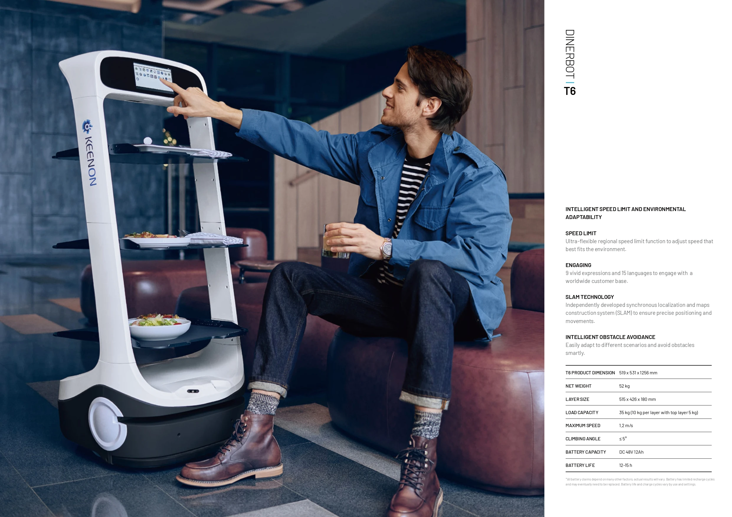 Japanese New Level Safer Service Food Serving Robot Restaurant - Buy ...