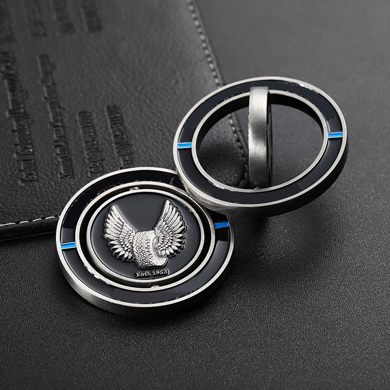 Custom 3D Spinning Commemorative Coins - JIABO Metal Art