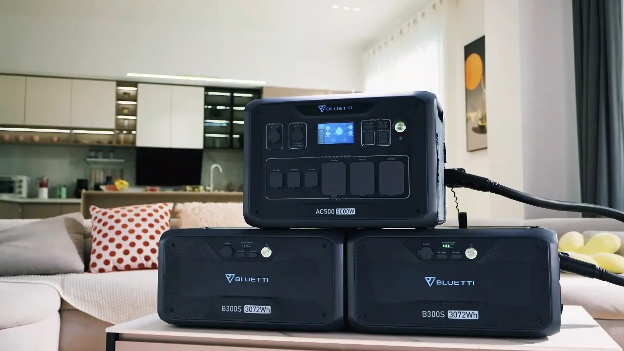 Bluetti Ac500&b300s Home Energy Storage System With Pv350 Solar Panel ...