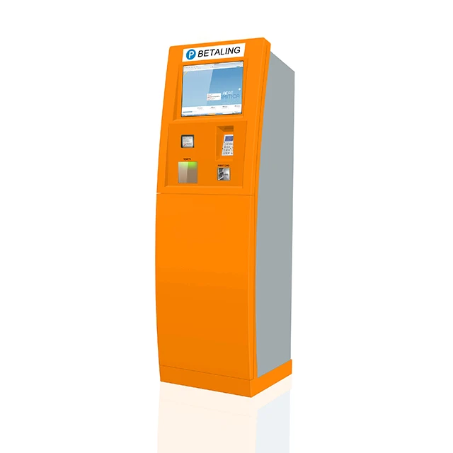 Outdoor Touch Screen Self Service Ticket Vending Kiosk Machine With ...
