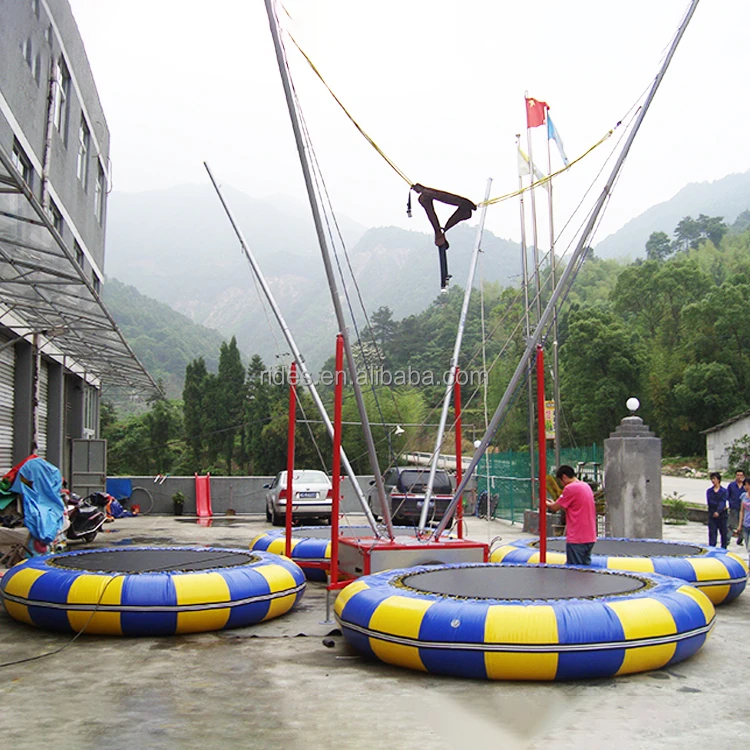 Modern Indoor And Outdoor Kids Amusement Park Rides Trampoline Bungee ...