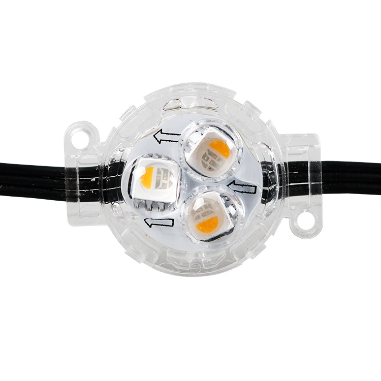 Holiday Outdoor Ip68 12v Permanent Christmas Rgb Point Lighting 30mm ...