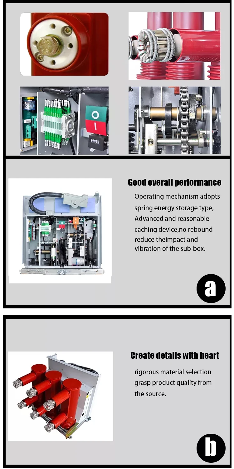 12kv 1250a Hv 4000A Indoor High Voltage Vacuum Circuit Breaker