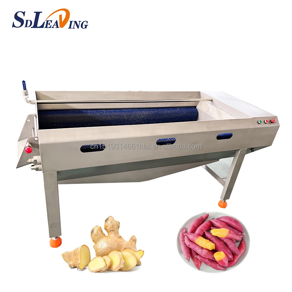 Commercial Small Cassava Peeling Machine Price Ginger Sweet Potato ...