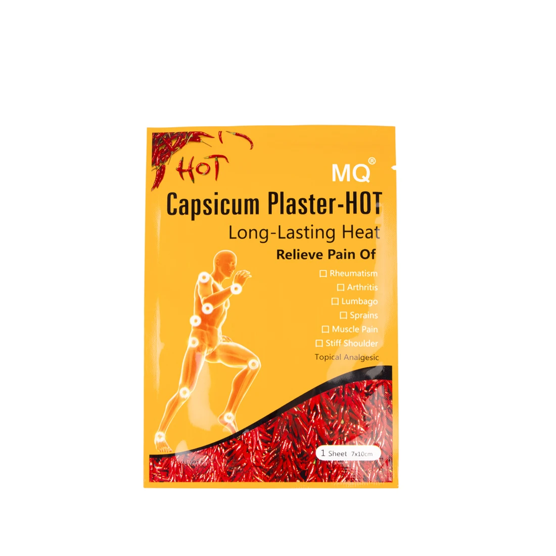 Mq Capsicum Plaster Chinese Medical Herbal Capsicum Plaster Chili Patch ...