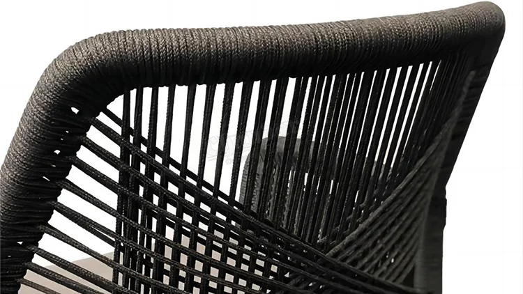 Hand Weaving Rope Design Door Dining Rope Chairs Outdoor Furniture ...