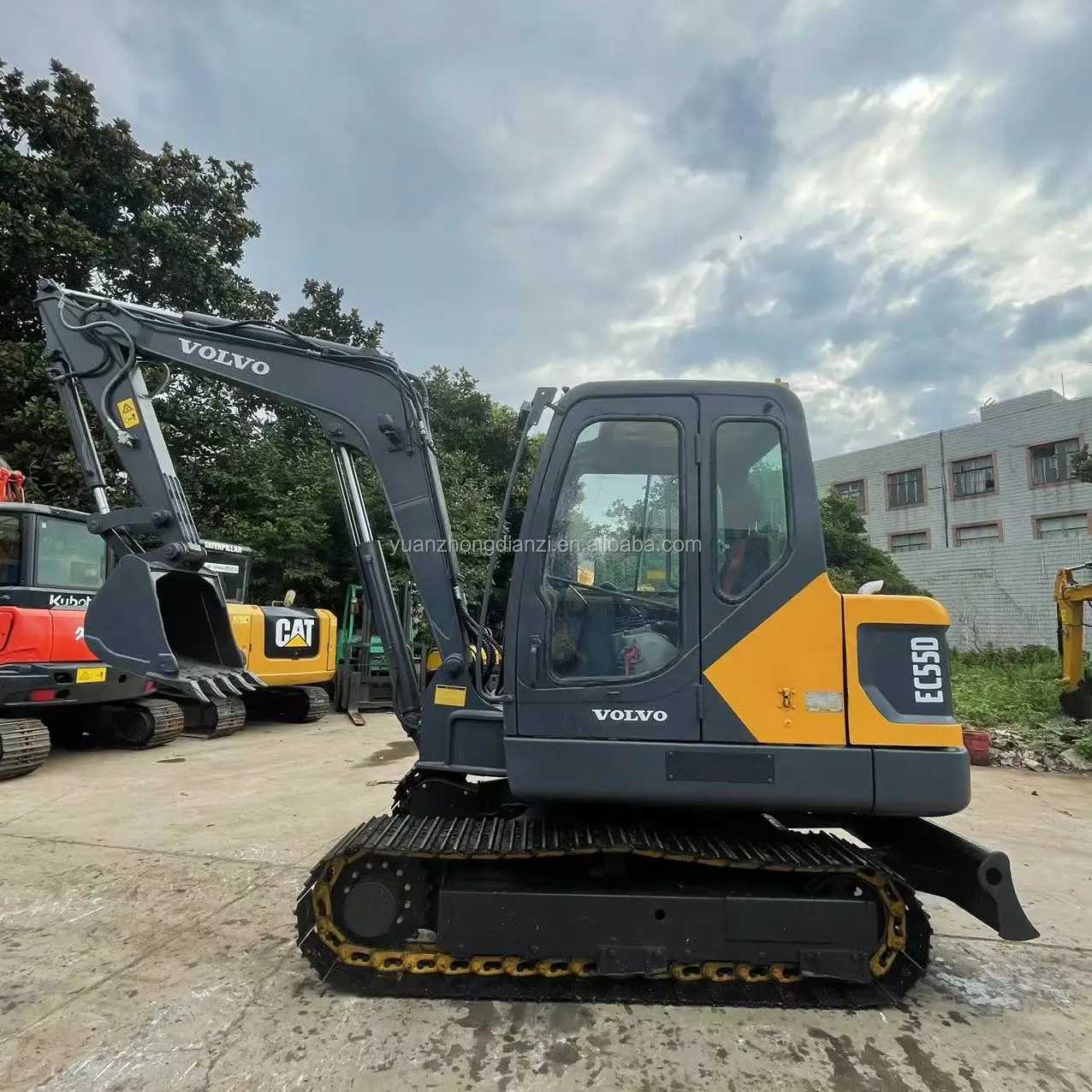5.5 Tons Small Excavator Volvo Ec55d Used Crawler Excavators For Sale ...