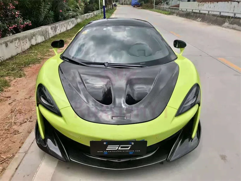 600LT Style Carbon Fiber Body Kit Front Bumper Lip for Mclaren 540C ...