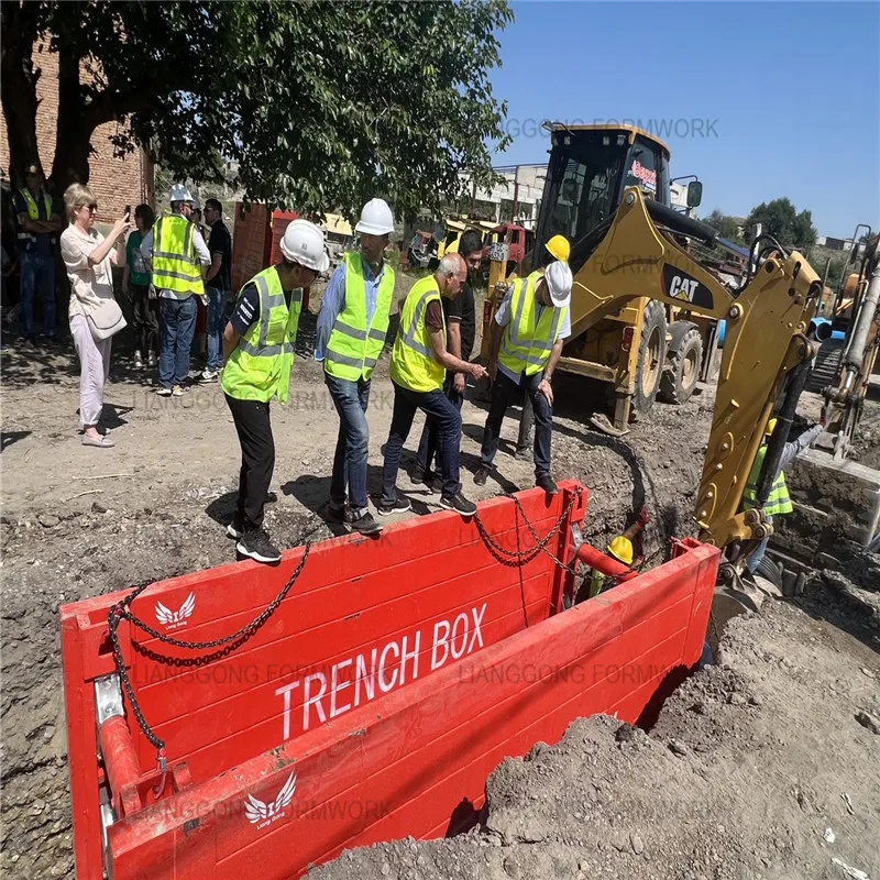 Light Weight Heavy Trench Shoring System - Trench Box Formwork