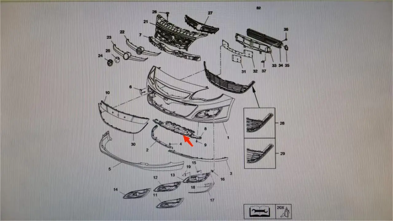 欧宝ASTRA J发动机保护板13368661前保险杠下护板热卖| Alibaba.com