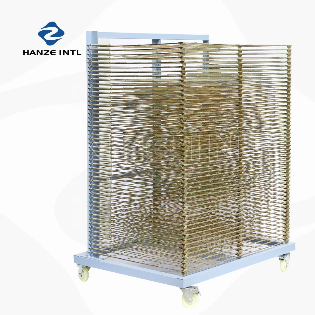 50 Layers Screen Printing Drying Rack Multi-layer Frame T-shirt Drying ...