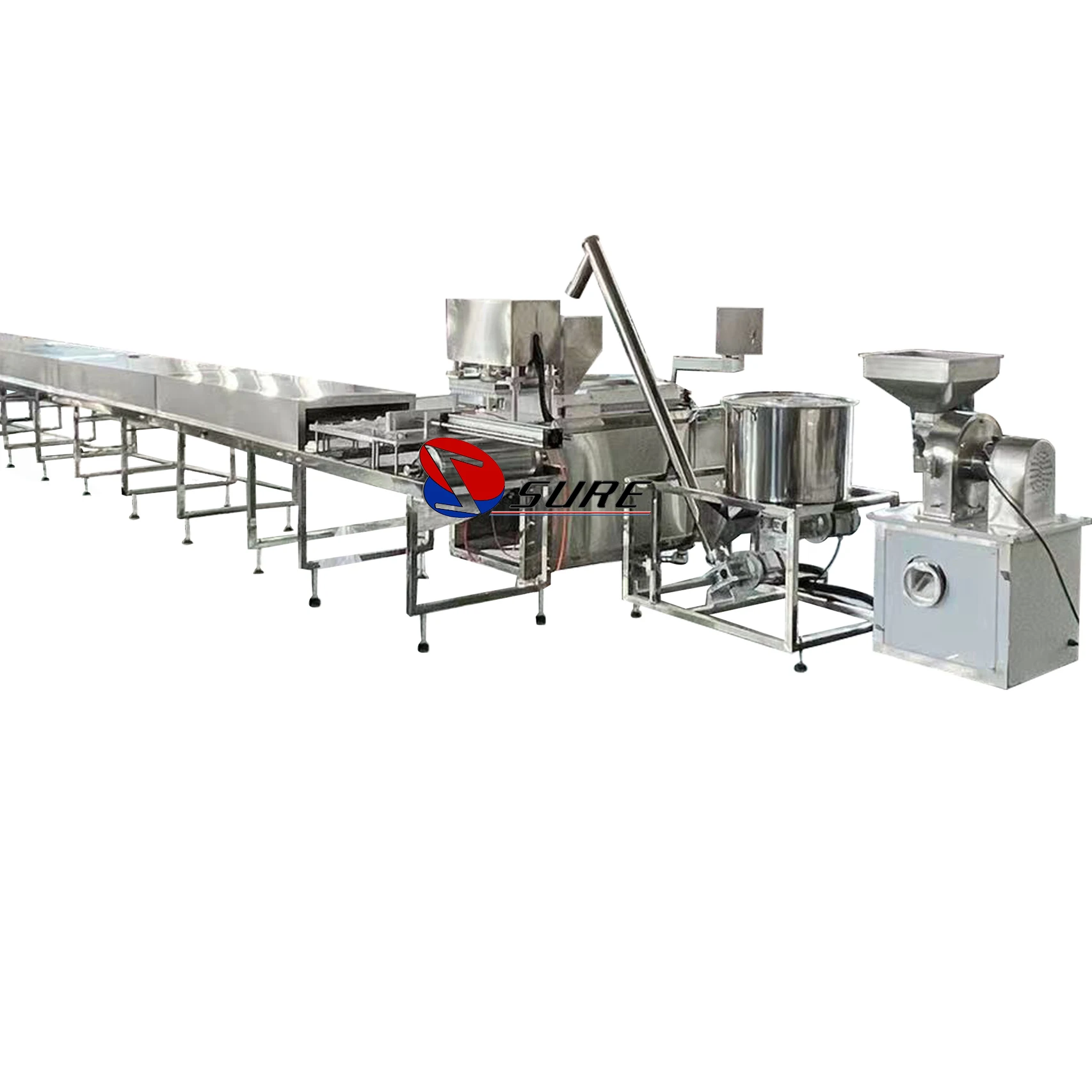 Industrial Brown Sugar Cube Making Production Line Rough Cube Shape ...
