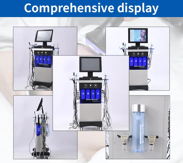 2023 Hydro Facial Hydra Dermabrasion Hydrafacy Facial Machine With 14 ...