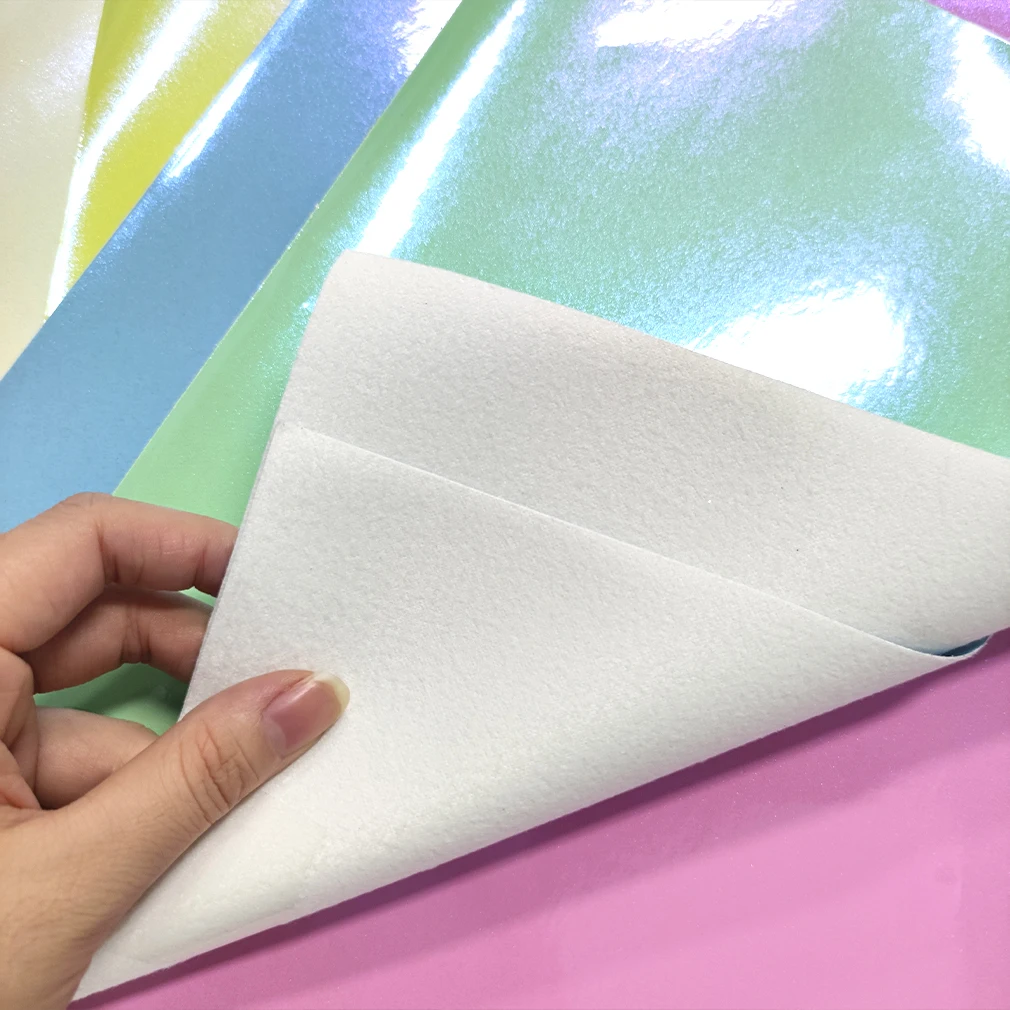 8x12 Inch Mirror Glossy Shiny Vinyl Faux Leather Sheets For Crafts ...