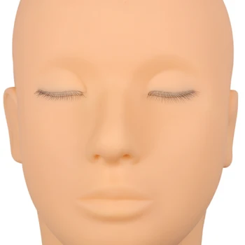 Wholesale Eyelash Extension Silicone Mannequin Heads With 3 Layers Of ...