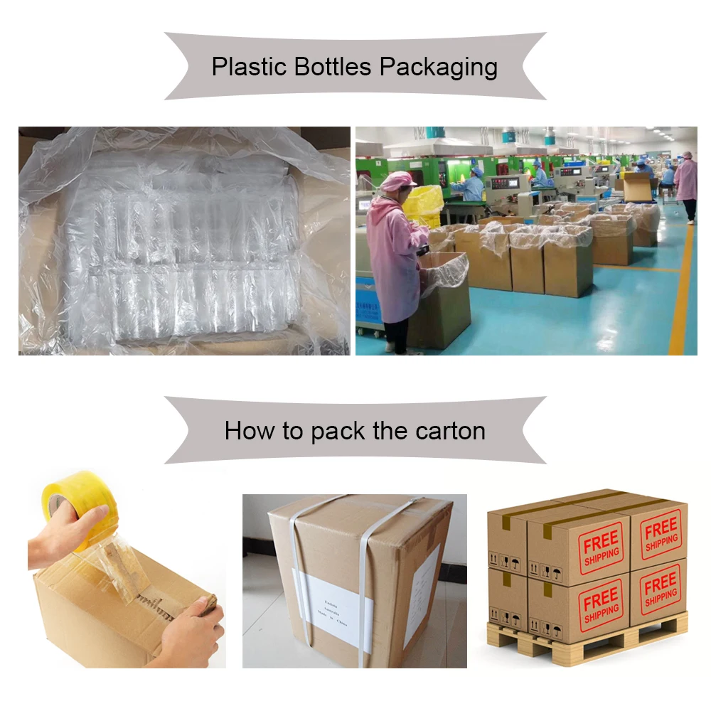 3 Oz 5 Oz 8 Oz 16oz Small Empty Clear Body Scrub Container Jars With ...