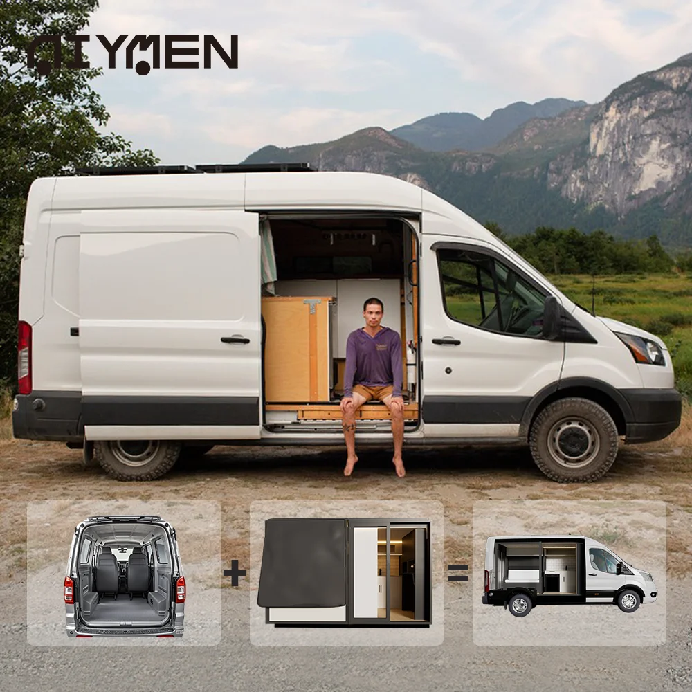 Expandable Shell Flatbed Fibreglass Cabin 4x4 Luxury Modular Van ...