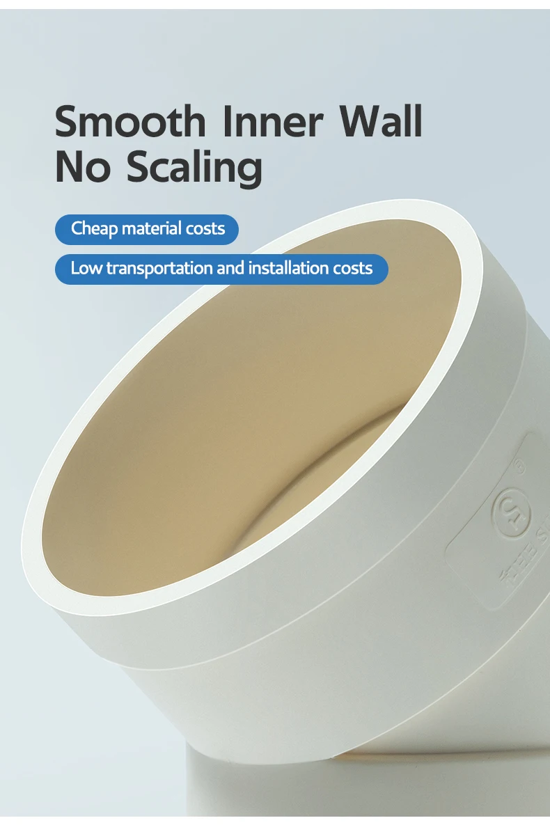 Plumbing Tube Pipe Fitting Plastic Pvc Hs Factory Manufacture 50mm ...