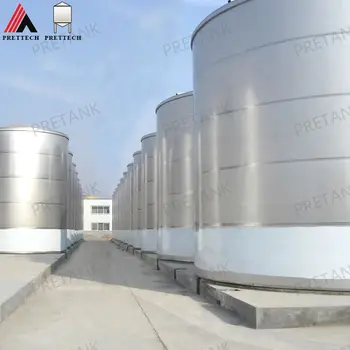 Vertical Cooking Oil Storage Tanks Big Capacity 20000 30000 Liters ...