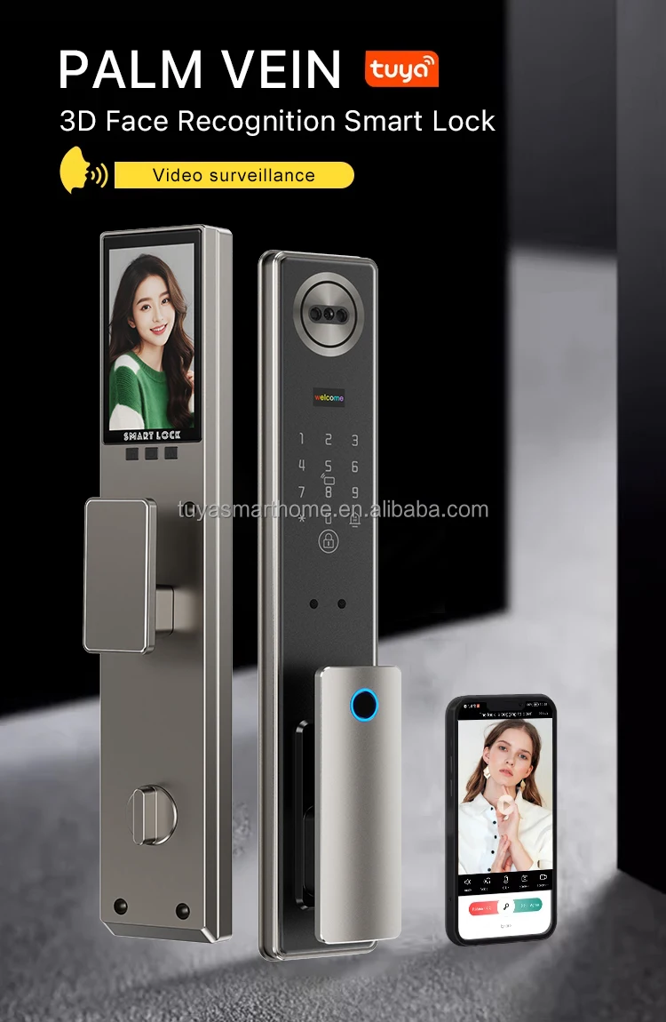 TYSH 3D Face Recognition Smart Door Lock - Secure & Convenient