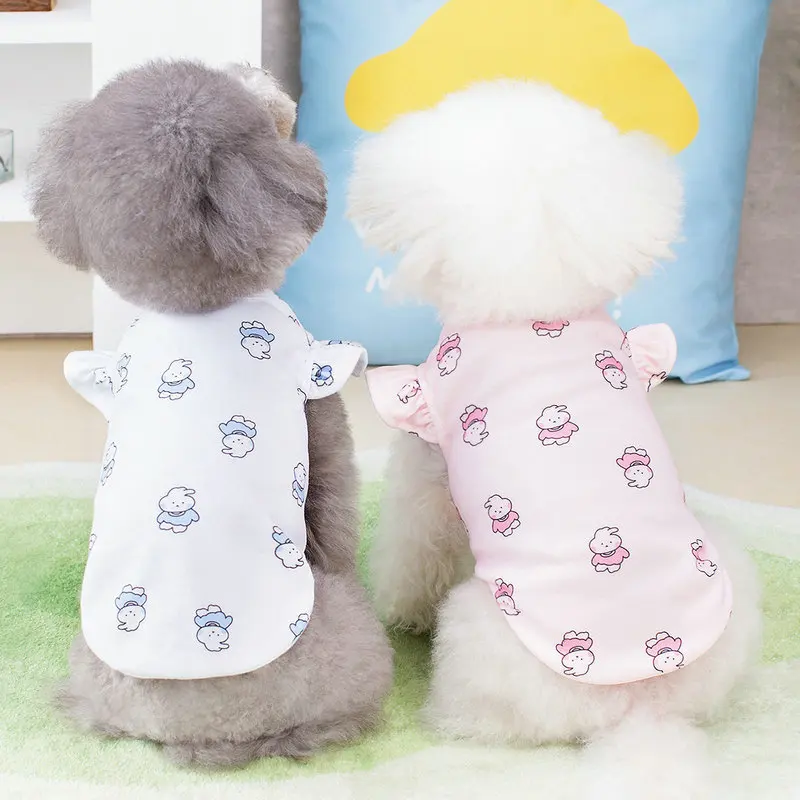 Pets Clothes And Accessories Two Colors Cute Summer Dog Clothes ...