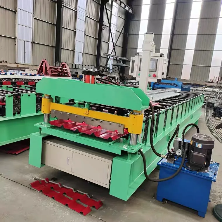 Single Layer Metal Corrugated Sheet Rolling Forming Machine Roofing ...