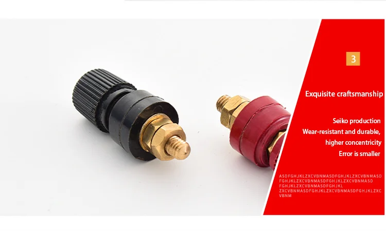 6mm Banana Socket High Current Terminal Block 100a Binding Post Wire ...