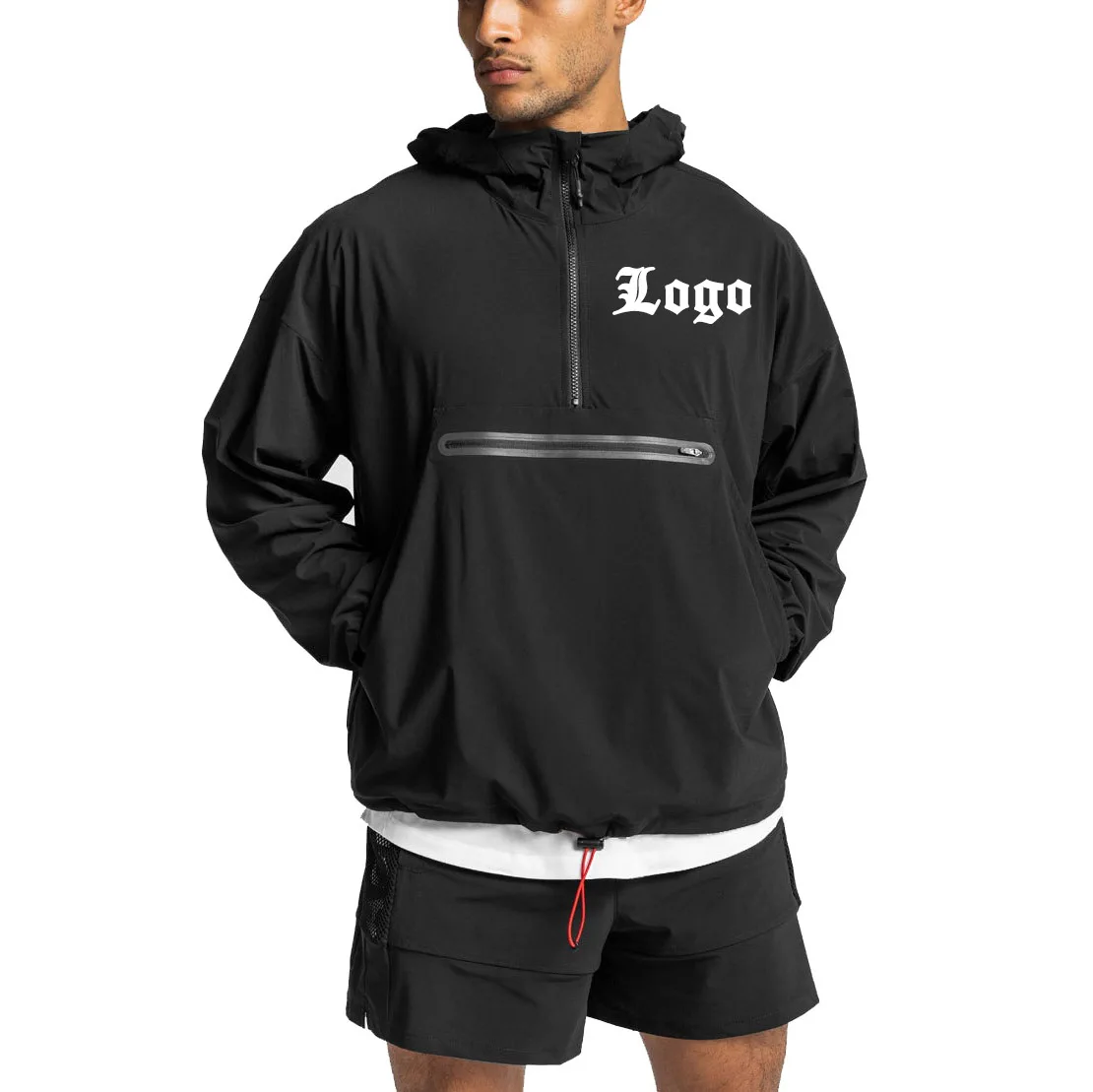 Decheng Custom Nylon Plain Windbreaker Jackets Mens Fall Clothing ...