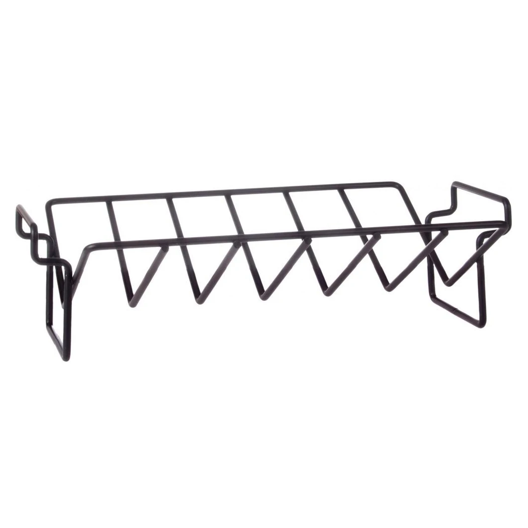 Non-stick Coating V Shape Rib Bbq Grill Rack - Buy V Shape Rib Rack,Rib ...
