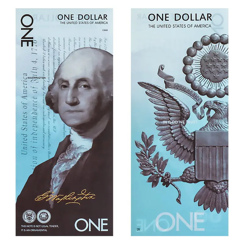 Custom US Faker Paper Banknotes - Gold Banknote Dollars