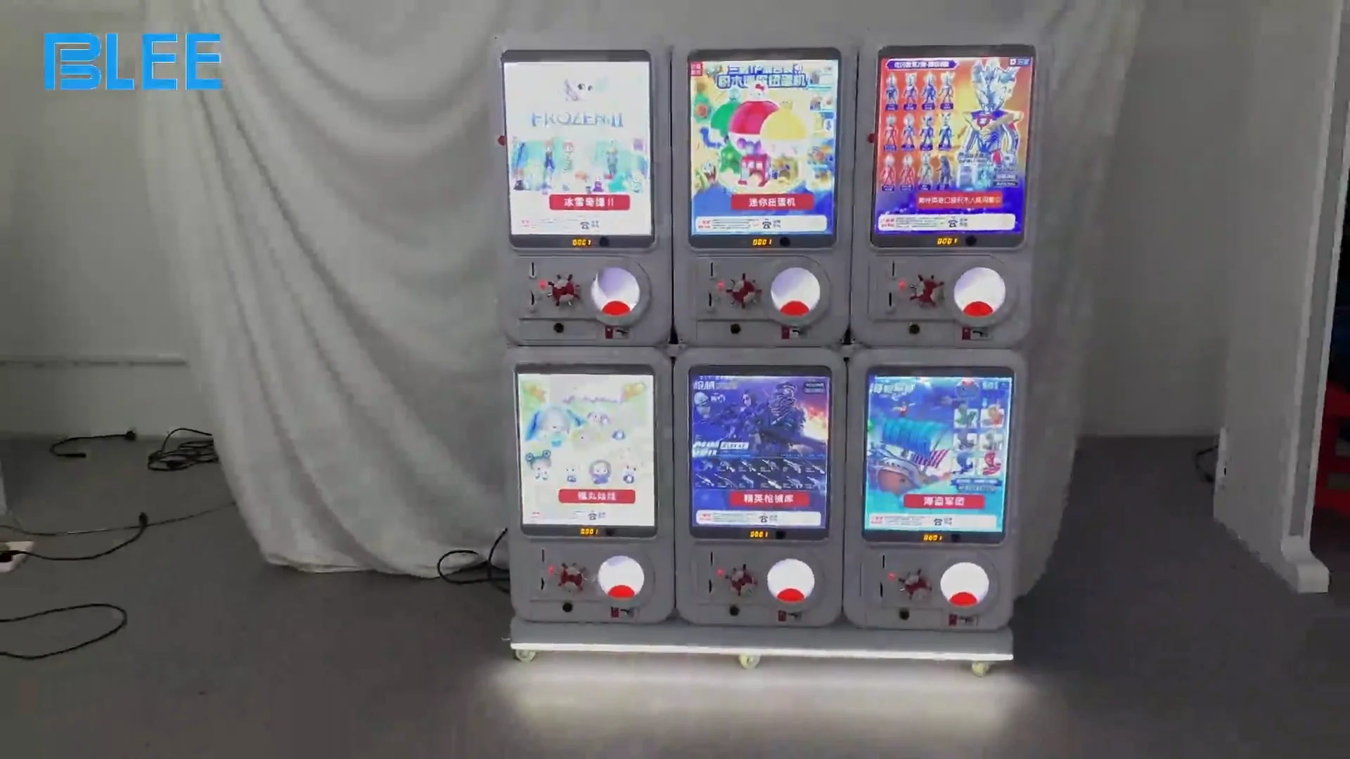 Commercial Capsule Gashapon Vending Machine Coin Operated Capsule Toy ...