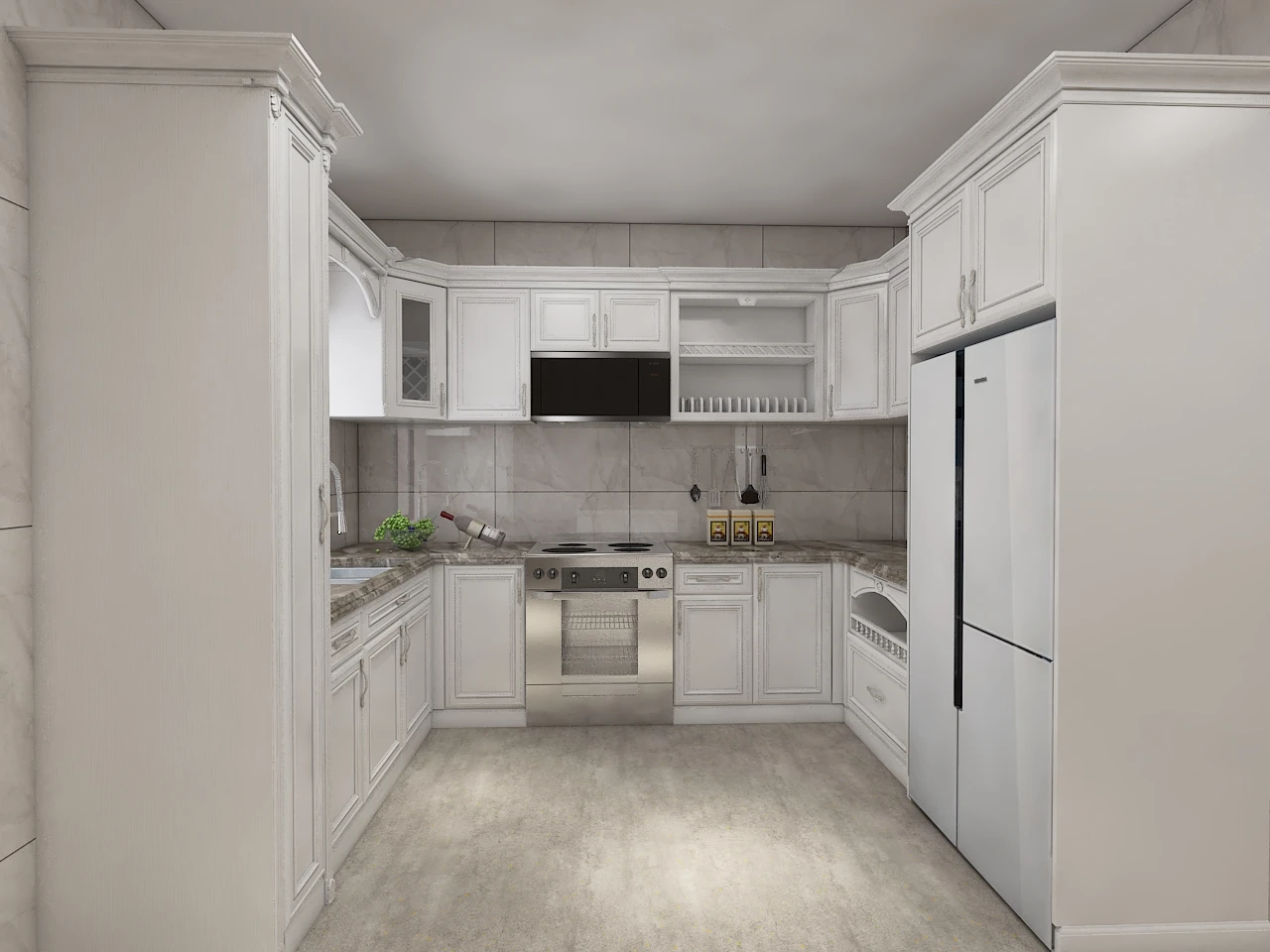 Shaker Style Kitchen Cabinets - Solid Wood & MDF Doors