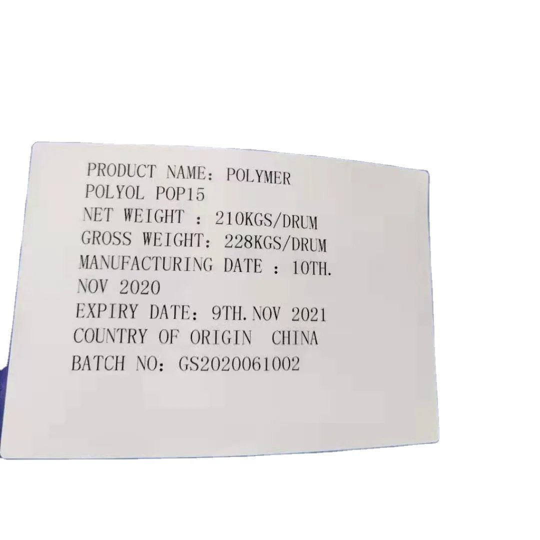 Polieter Poliol Ppg3000 Para Colchon De Espuma Tdi Toluene Diisocyanate ...