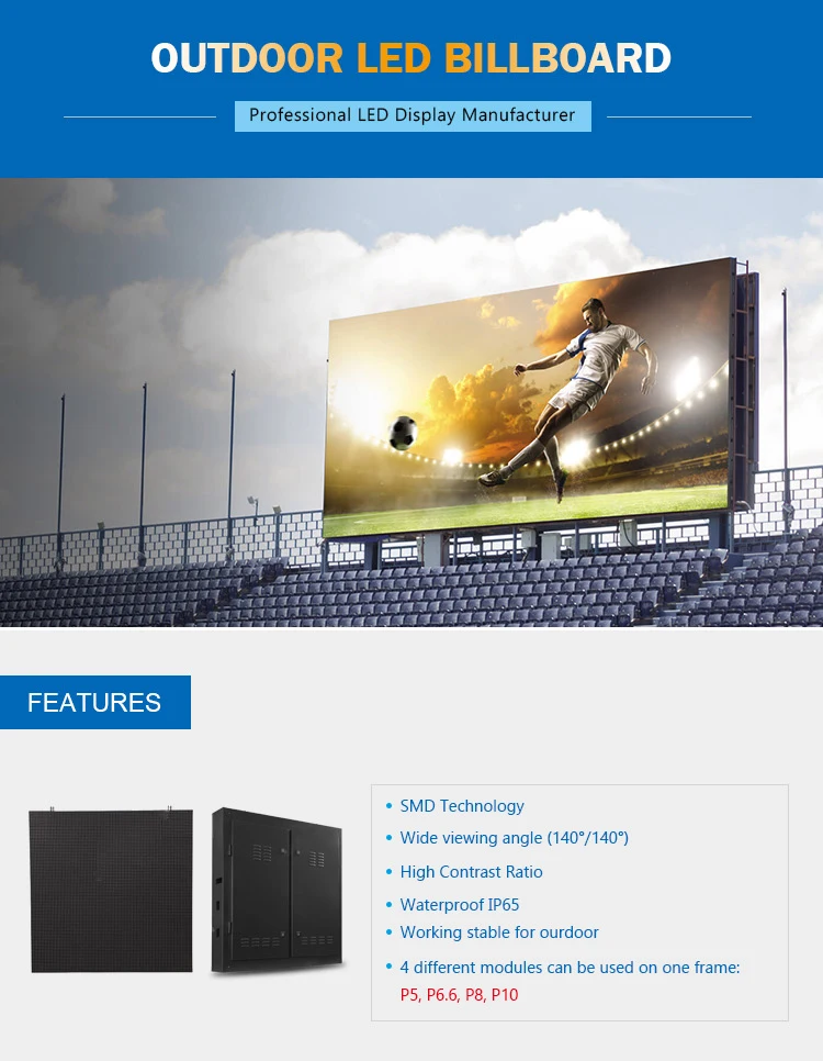 Hd Hot Sale Outdoor P2.5/p3/p4//p5/p6/p8/p10 Full Color Led Giant ...